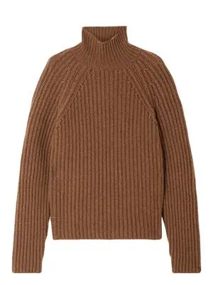 Sease Athos Ribbed Cashmere Turtleneck Sweater - No