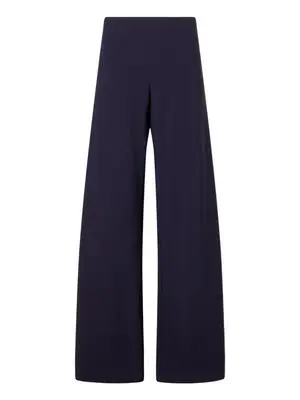 NILI LOTAN High Waist Wide Leg Trousers - Black