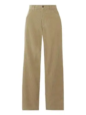 FORTELA Corduroy Straight-leg Pants - Brown