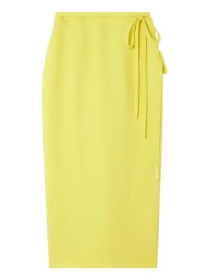 EMILIA WICKSTEAD Crepe Midi Skirt - No