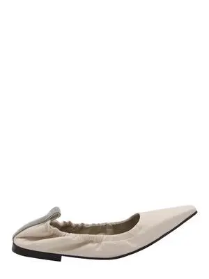 BRUNELLO CUCINELLI Brunello Cucinelli Embellished Slip-On Flats