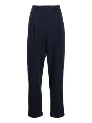 Brunello Cucinelli Brunello Cucinelli Straight-Leg Cropped Pants Black