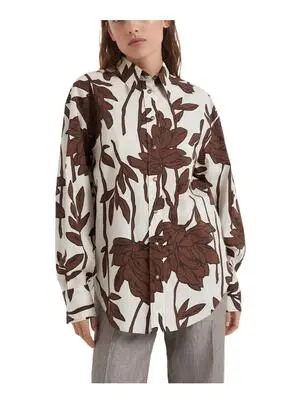 BRUNELLO CUCINELLI Brunello Cucinelli Floral Print Shirt