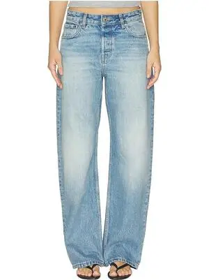 EB DENIM Shifter Bowed Jeans In Blue - Luca