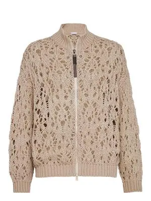 BRUNELLO CUCINELLI Brunello Cucinelli Fancy Knitted Cardigan