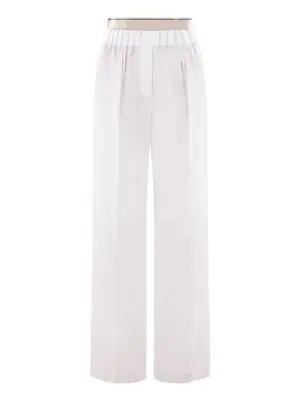 BRUNELLO CUCINELLI Brunello Cucinelli Double-Waist Cotton Trousers