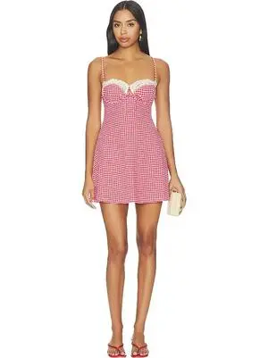 MONTCE Montce Lena A-line Dress In Red.