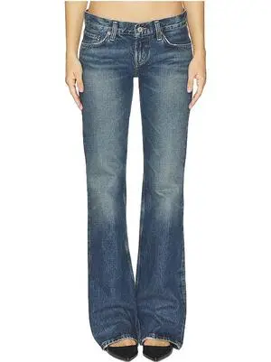 AGOLDE Low Rise Boot Jean In Blue - Combination