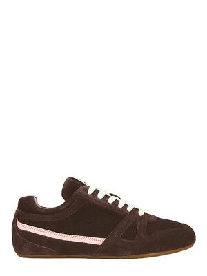 Isabel Marant Étoile Senny Suede Low Top Sneakers - Chocolate