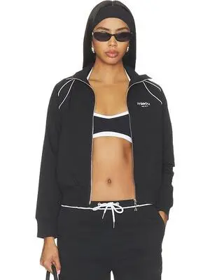 Miaou Sport Zip Up Jacket - Black