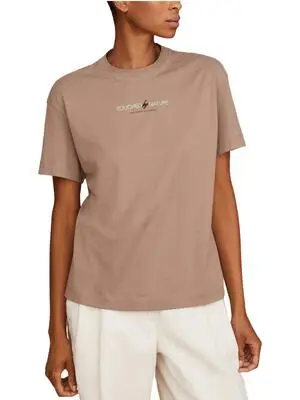 BRUNELLO CUCINELLI Brunello Cucinelli Logo-Printed Crewneck T-Shirt