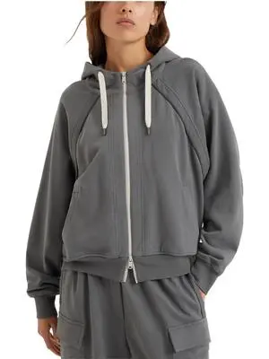 BRUNELLO CUCINELLI Brunello Cucinelli Monili Cotton Zip-Up Hoodie