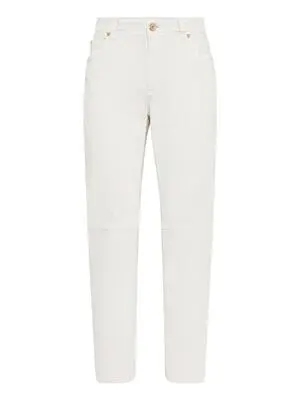 BRUNELLO CUCINELLI Mid-rise Tapered-leg Jeans