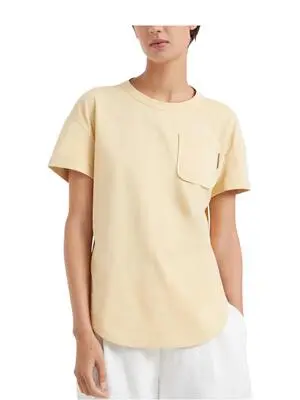 BRUNELLO CUCINELLI Crew-neck Cotton T-shirt