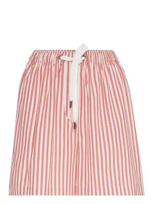 BRUNELLO CUCINELLI Brunello Cucinelli Striped Drawstring Shorts