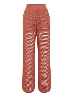 BRUNELLO CUCINELLI Brunello Cucinelli Net-Stitch Knitted Trousers