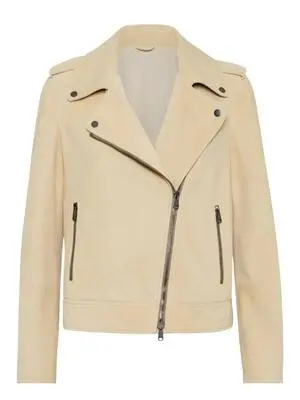 BRUNELLO CUCINELLI Brunello Cucinelli Zip-Up Cropped Jacket