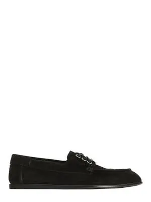 Dolce & Gabbana Dolce Gabbana Round Toe Lace-up Derby Shoes - Black