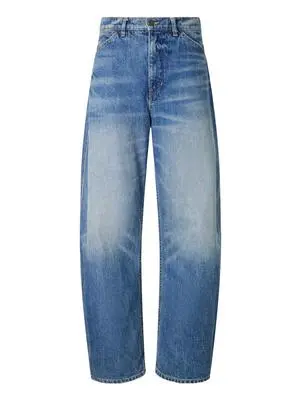 NILI LOTAN Loose Straight-leg Jeans - Blue