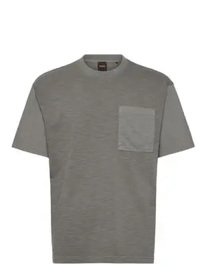 Hugo Boss Pocket Crew-neck T-shirt - Grey