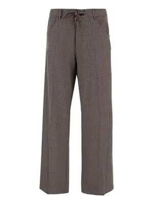 DARKPARK DARKPARK Checked Drawstring Pants