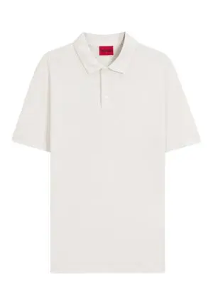 HUGO BOSS Hugo Boss Button-Front Linen-Blend Polo Shirt