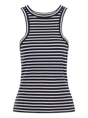 NILI LOTAN Nili Lotan Striped Racerback Tank Top