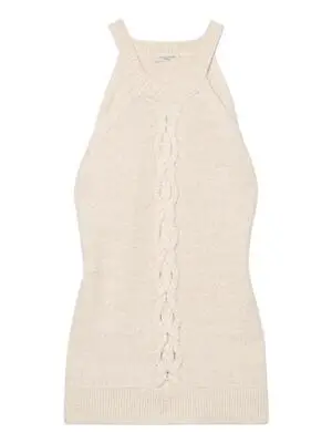 Lafayette 148 New York Sequin Embellished Tank Top - Nude