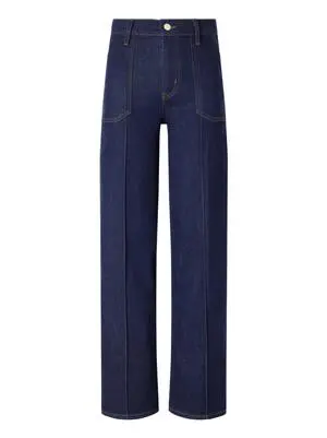 FRAME Frame High-Waisted Straight-Leg Jeans