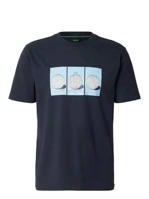 Hugo Boss Graphic Print T-shirt - Navy Blue