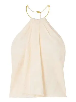 JOHANNA ORTIZ Johanna Ortiz Jacquard Halterneck Top