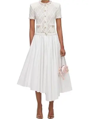 SELF-PORTRAIT Short-sleeved Dress