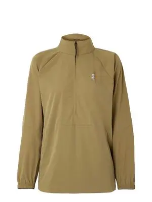 On All-day Stretch Recycled-shell Half-zip Sweater - No