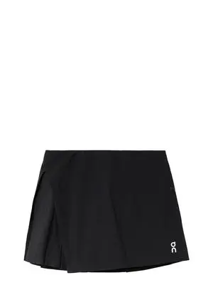 On Asymmetric Pleated Recycled Tennis Skirt - No