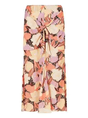 ANNA SUI Anna Sui Desert Bloom Floral Skirt