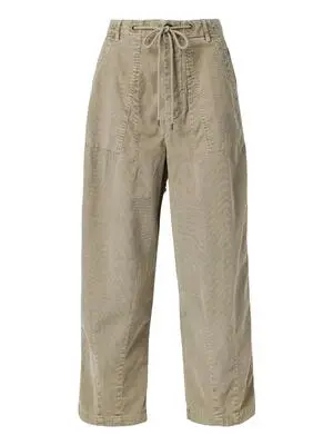 JAMES PERSE Corduroy Barrel-leg Pants - Nude