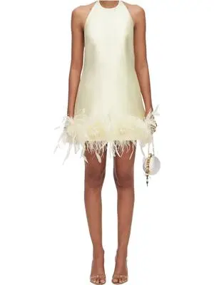 SELF-PORTRAIT Sleeveless Dress - Yellow