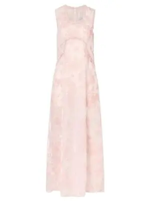 Anna Sui Vintage-style Midi Dress - Pink