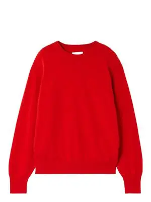 SSSTEIN Brushed Cashmere Sweater - Red