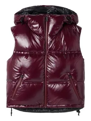 Aztech Mountain Hooded Down Gilet - Red