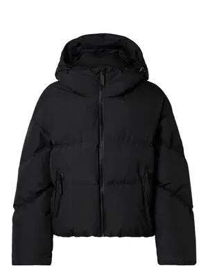 Cordova Meribel Hooded Quilted Recycled Down Ski Jacket - Black