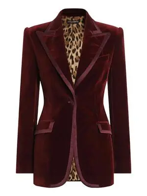 Dolce & Gabbana Single-breasted Velvet Blazer - No