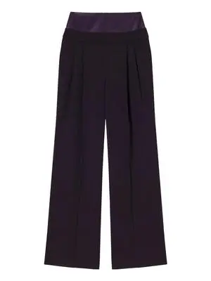 GALVAN Galvan Strata Crepe Straight-Leg Trousers