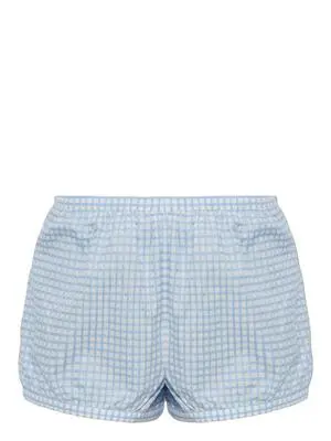 Posse Wide-leg Shorts - Blue