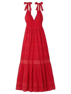 ALICEOLIVIA Embroidered Dress - Red