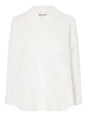 COMME DES GARÇONS Comme Des Garcons Crochet Trimmed Cotton Shirt