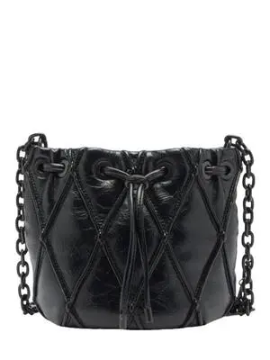 DIESEL® Charm-D Diamond-quilted Bucket Bag