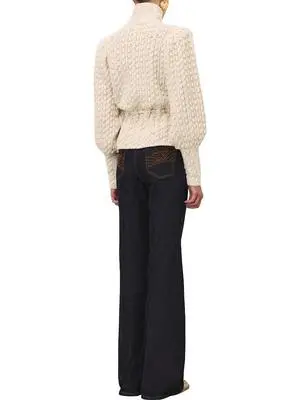 Zimmermann Valiant Wool Bauble Sweater - Cream