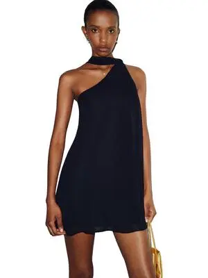 REFORMATION Meena Dress Black