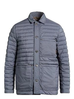 MOORER Puffer Jacket With Goose Down Filling - Blue